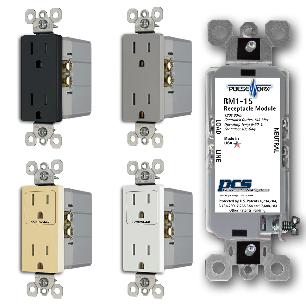PulseWorx RM1-15: Receptacle Module - Relay, 1 Channel, 15A Max — PCS ...
